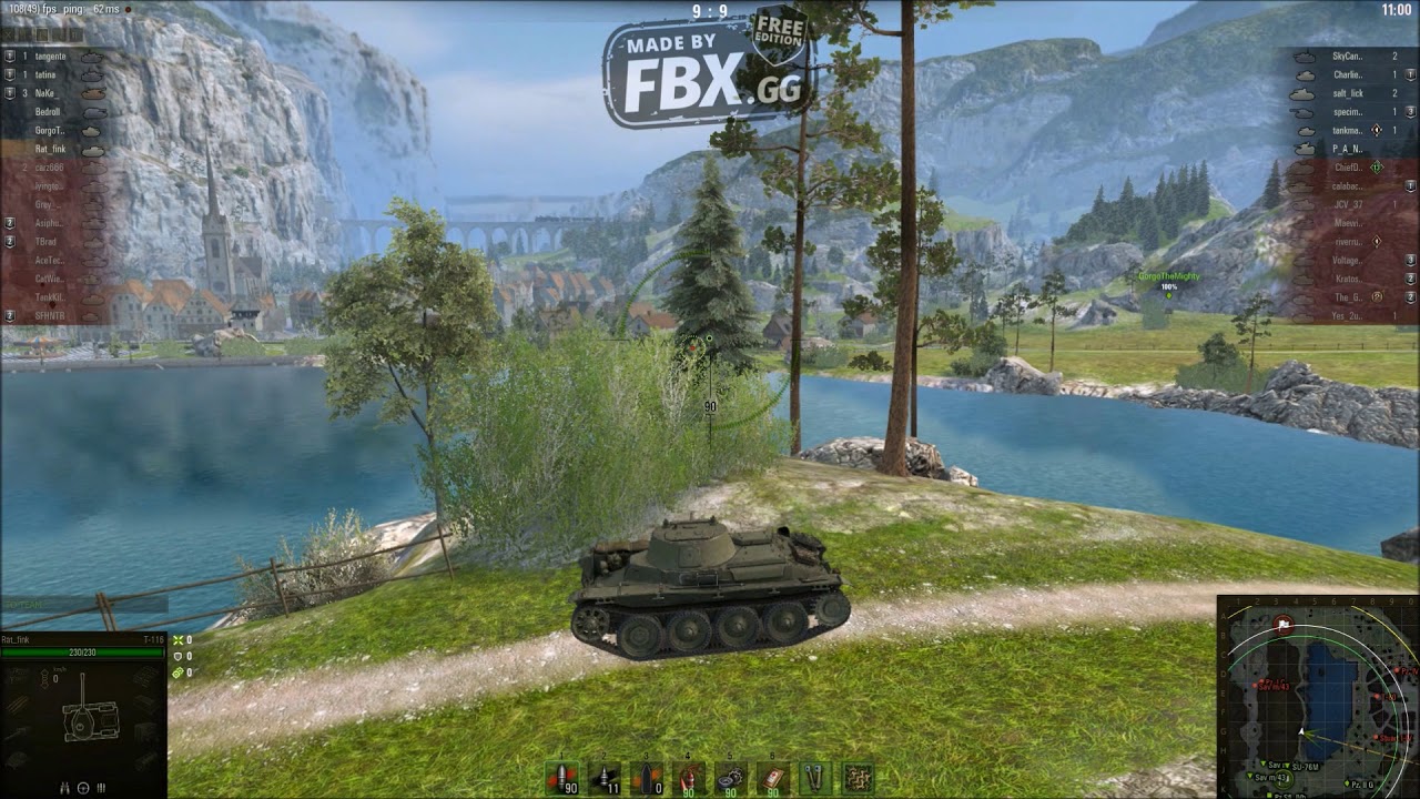WoT T-116 passive spotting. - YouTube