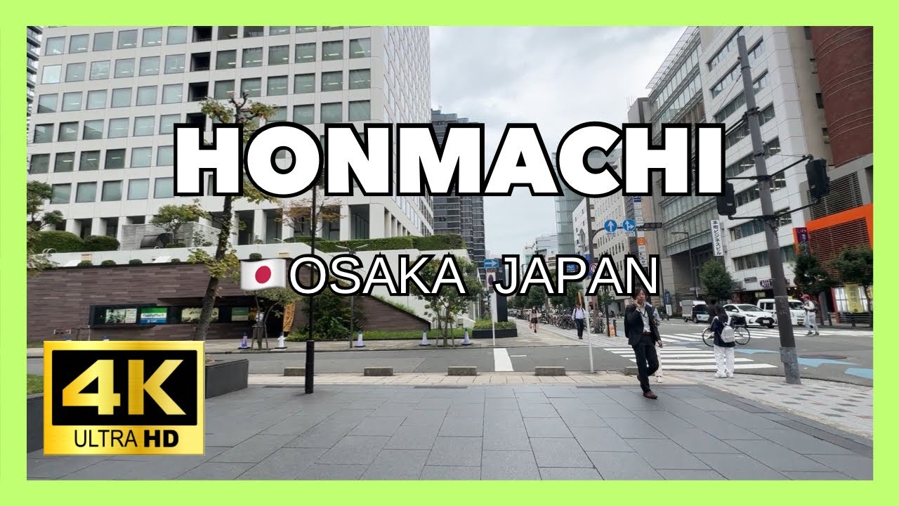 🇯🇵Honmachi OSAKA JAPAN, City Walk - YouTube