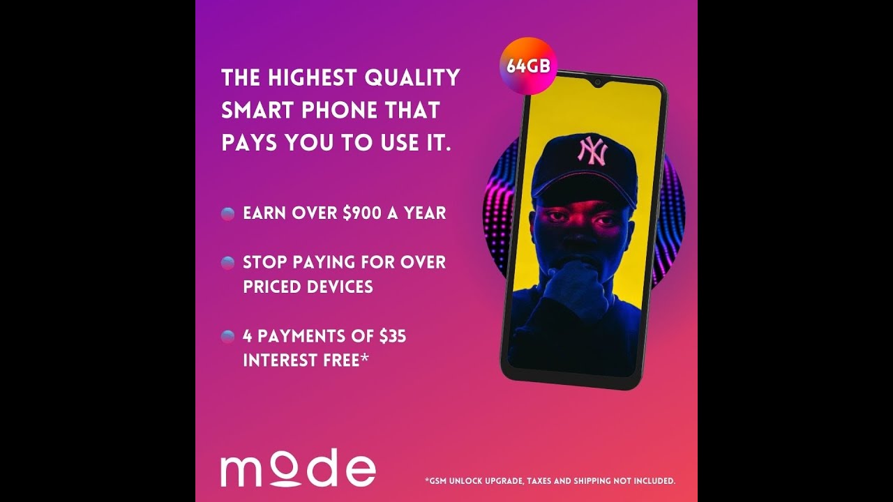 Earn $900 or more per year just by using a Mode Phone 4 hours daily ...