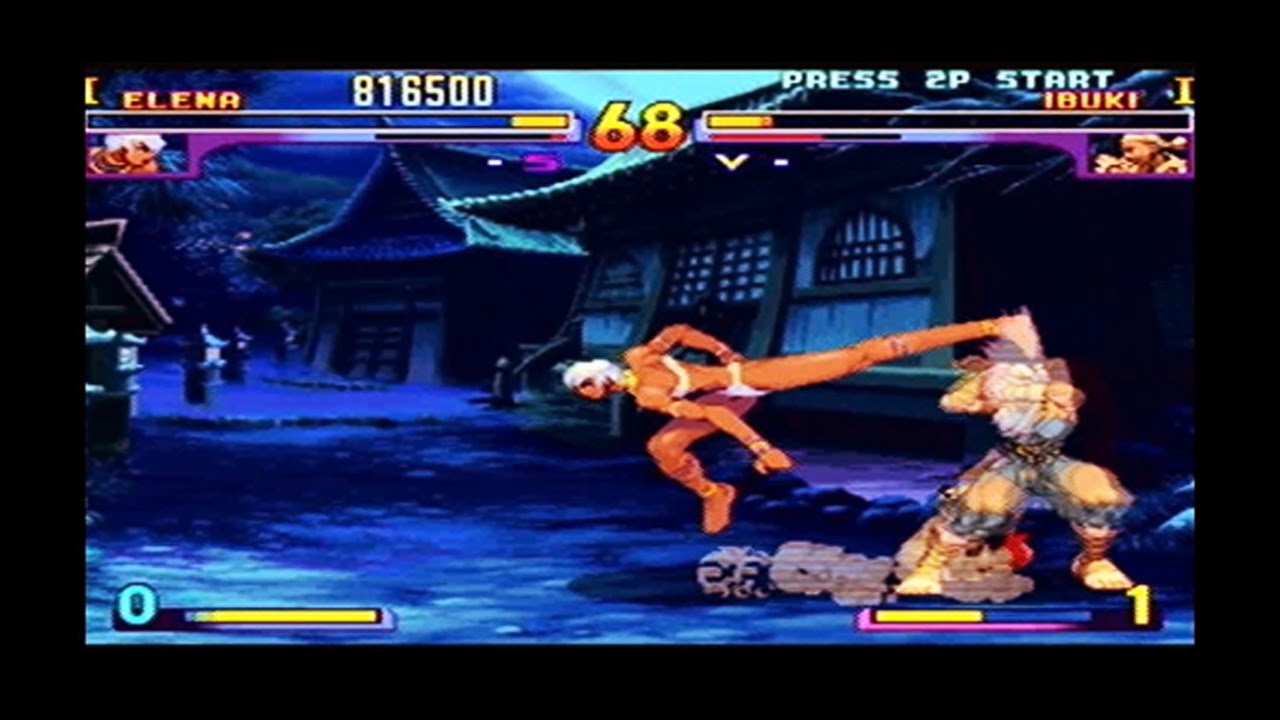 Street Fighter III New Generation - Elena Playthrough - YouTube