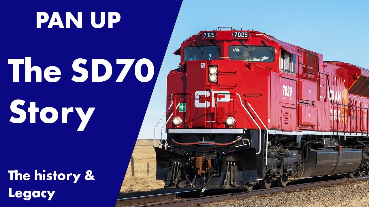 The story of the SD70. The best looking modern diesel locomotive - YouTube
