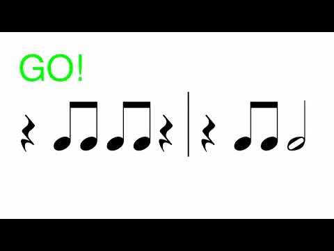 Rhythm Reading Exercises (eighths, quarter-notes/rests, half, whole ...