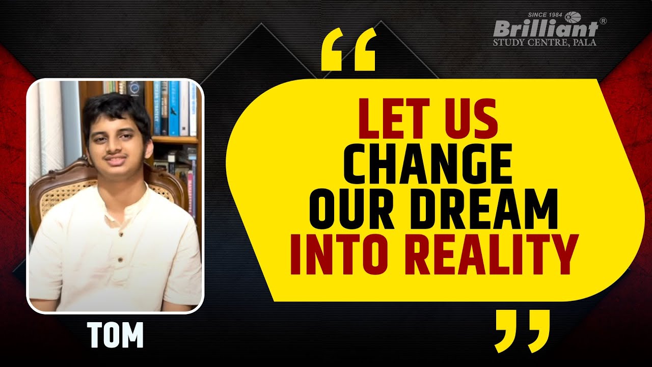 Let us change our dream into reality | Tom #brilliantexperience2024 ...
