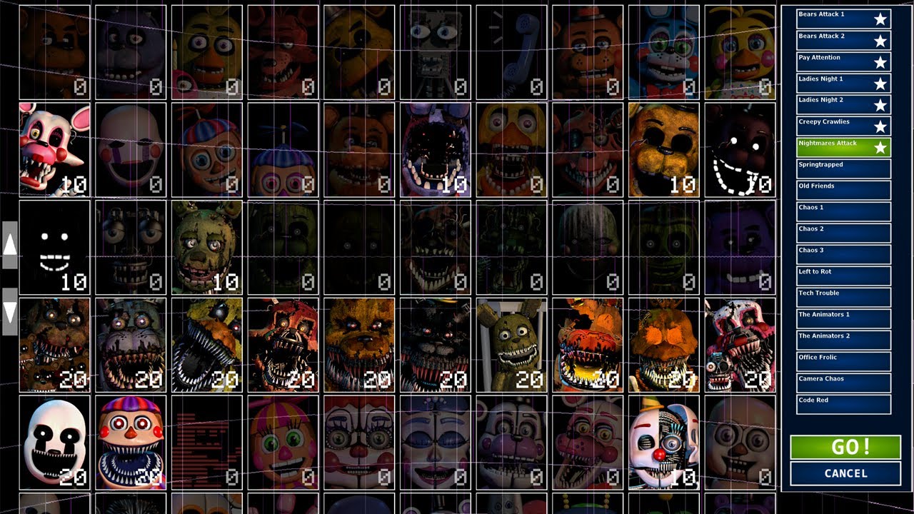 Insanity Custom Night - ''Nightmares Attack'' Challenge Complete! #7 ...