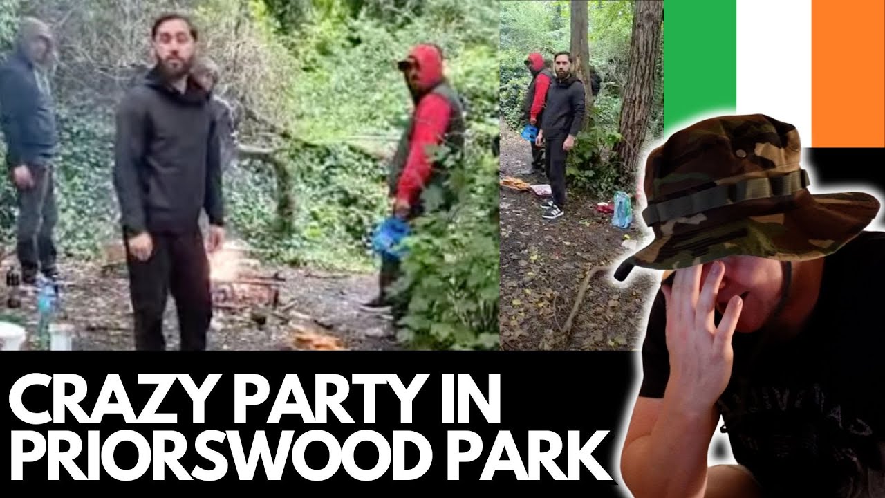 CRAZY BBQ Bonfire & Drinking In Dublin Park - YouTube