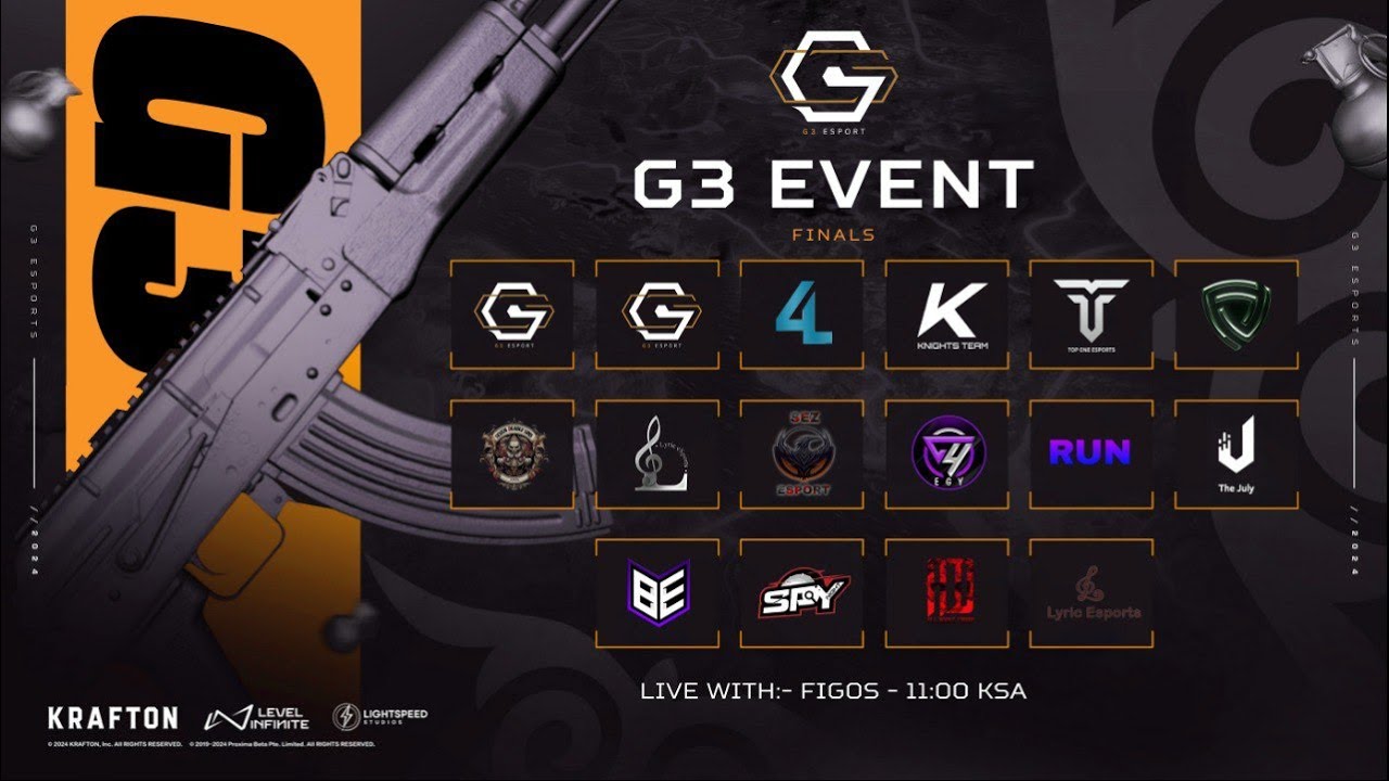 G3 EVENT - FINAL #pubgmobile - YouTube