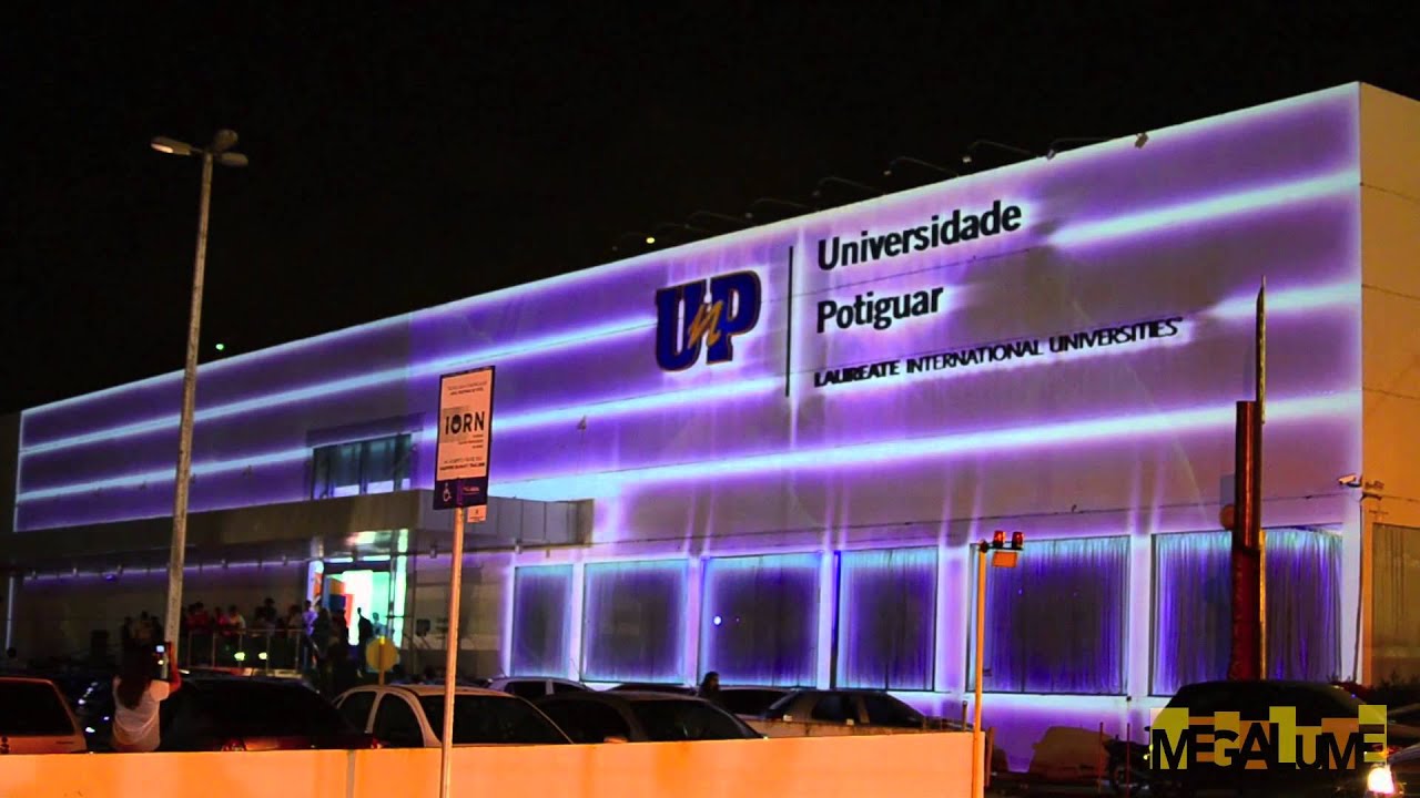 MEGALUME - Projeção Mapeada na fachada da UNP - Natal/RN - YouTube