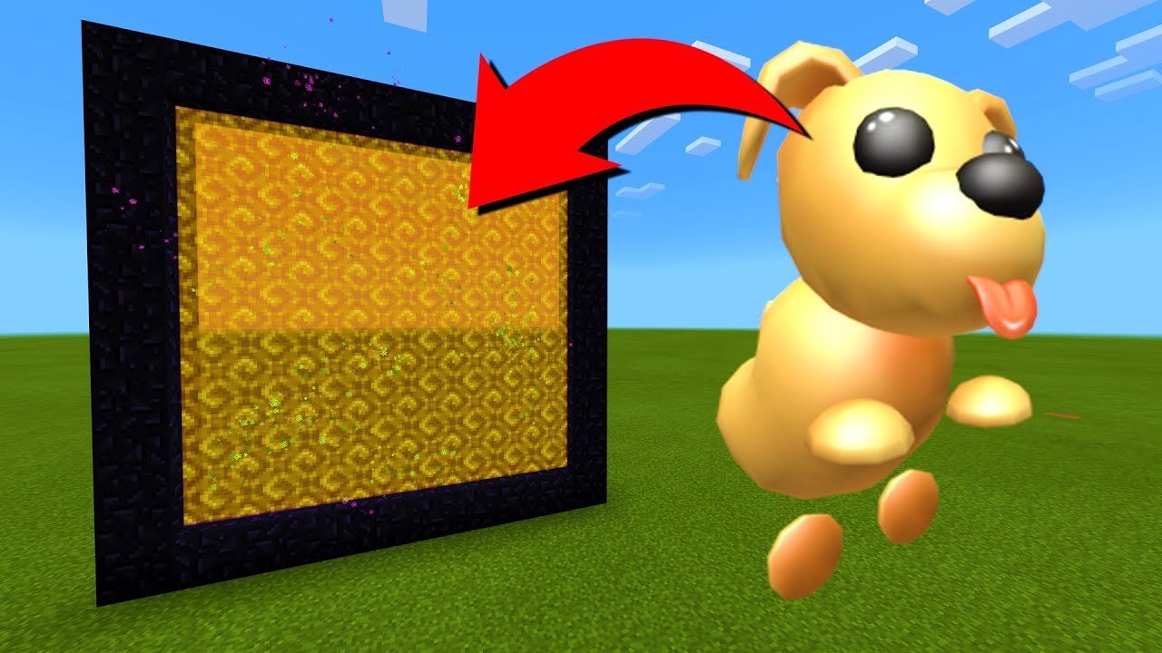 How To Make A Portal To The Roblox Adopt Me Dimension in Minecraft ...
