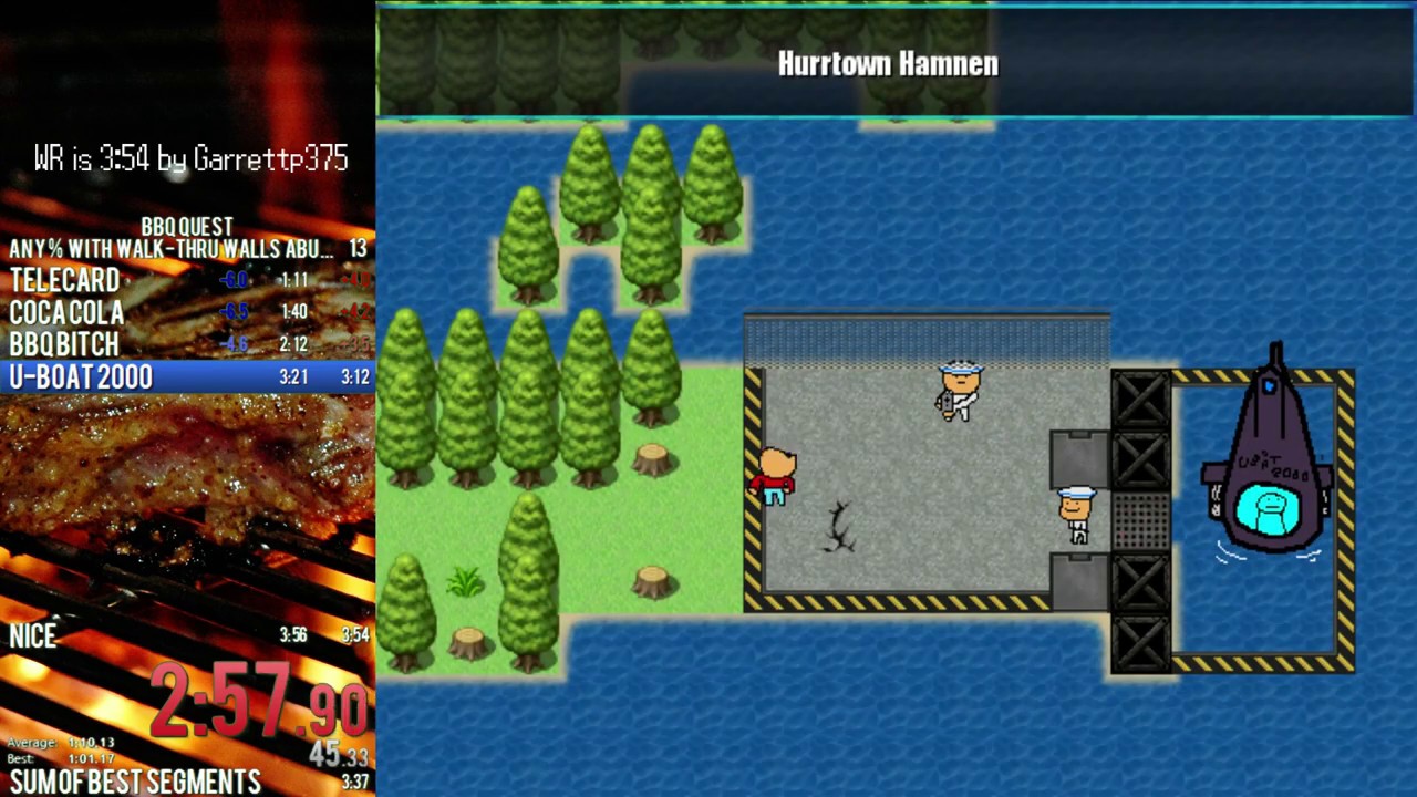 BBQ Quest beaten in 3:47 (Former World Record) - YouTube