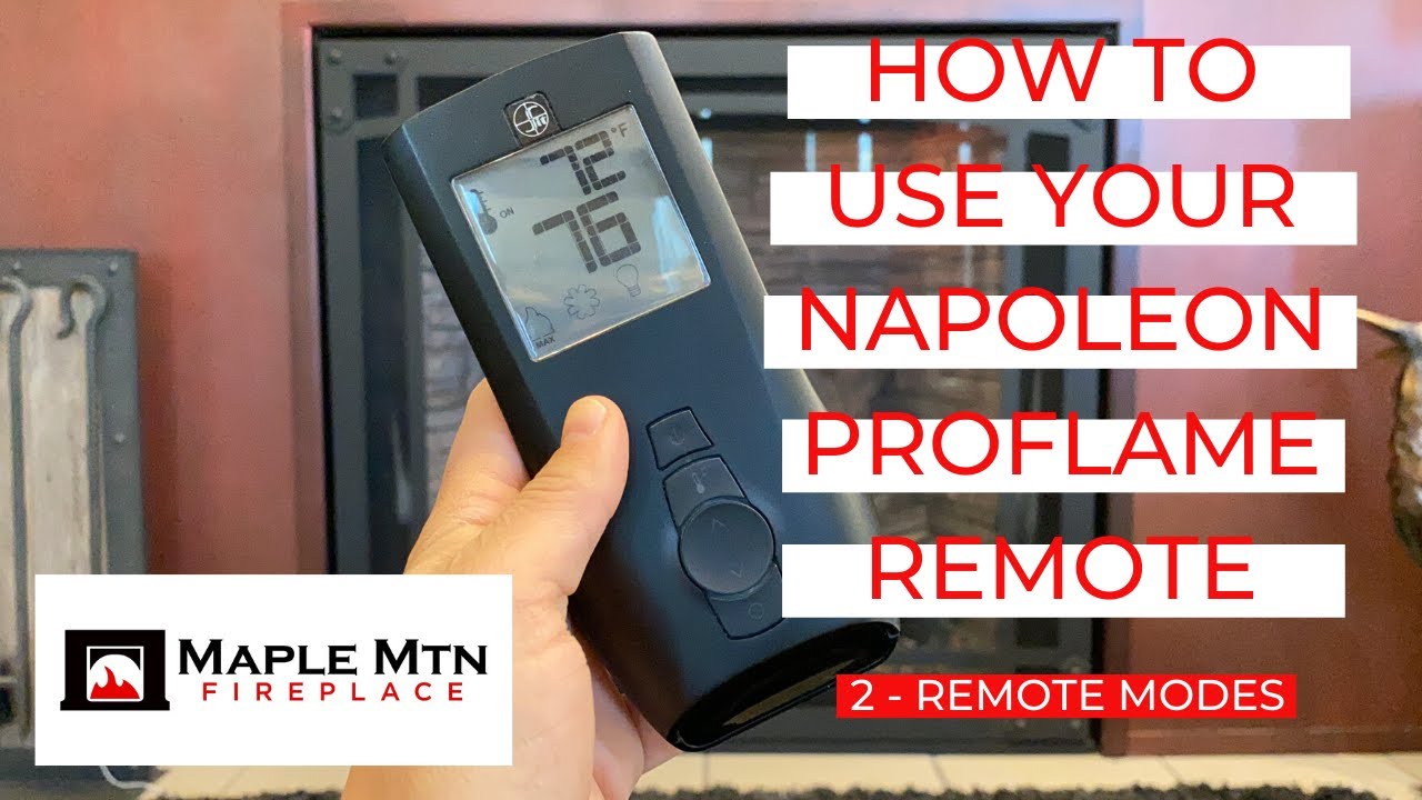 How To Use Your Napoleon ProFlame Remote | 2 - Remote Modes - YouTube