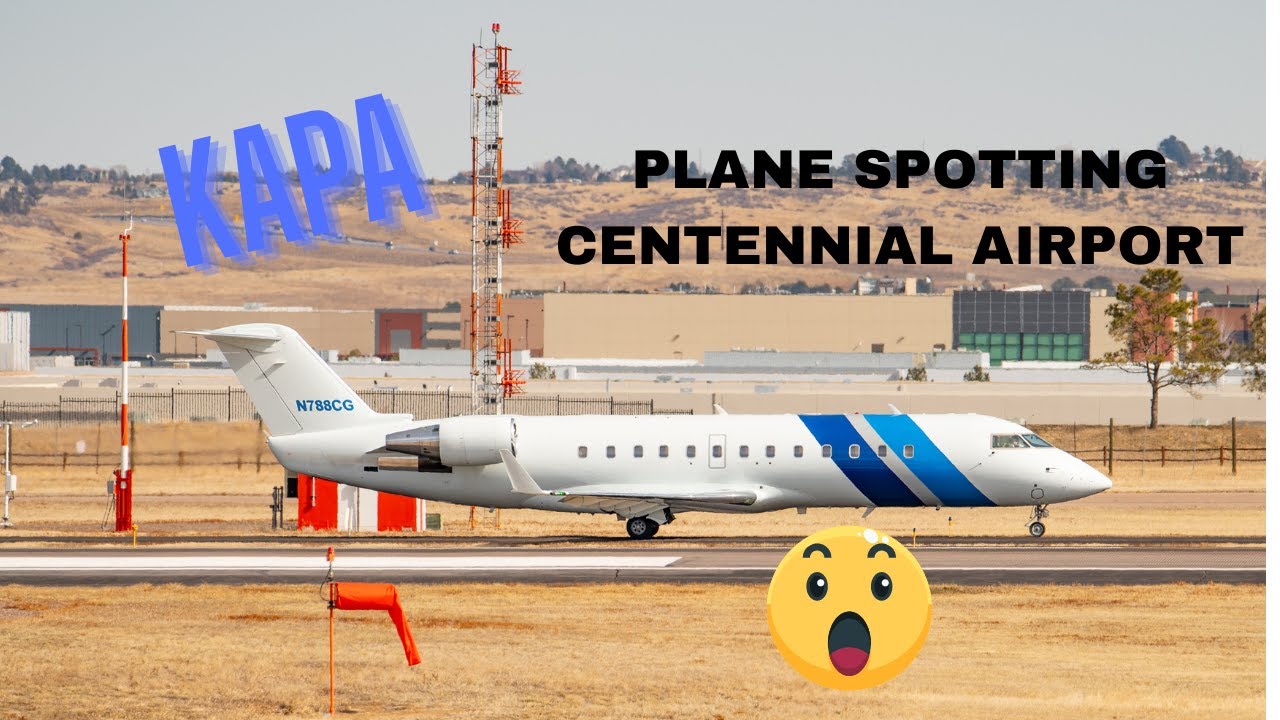 Centennial Airport (APA) Plane Spotting February 2024 - YouTube