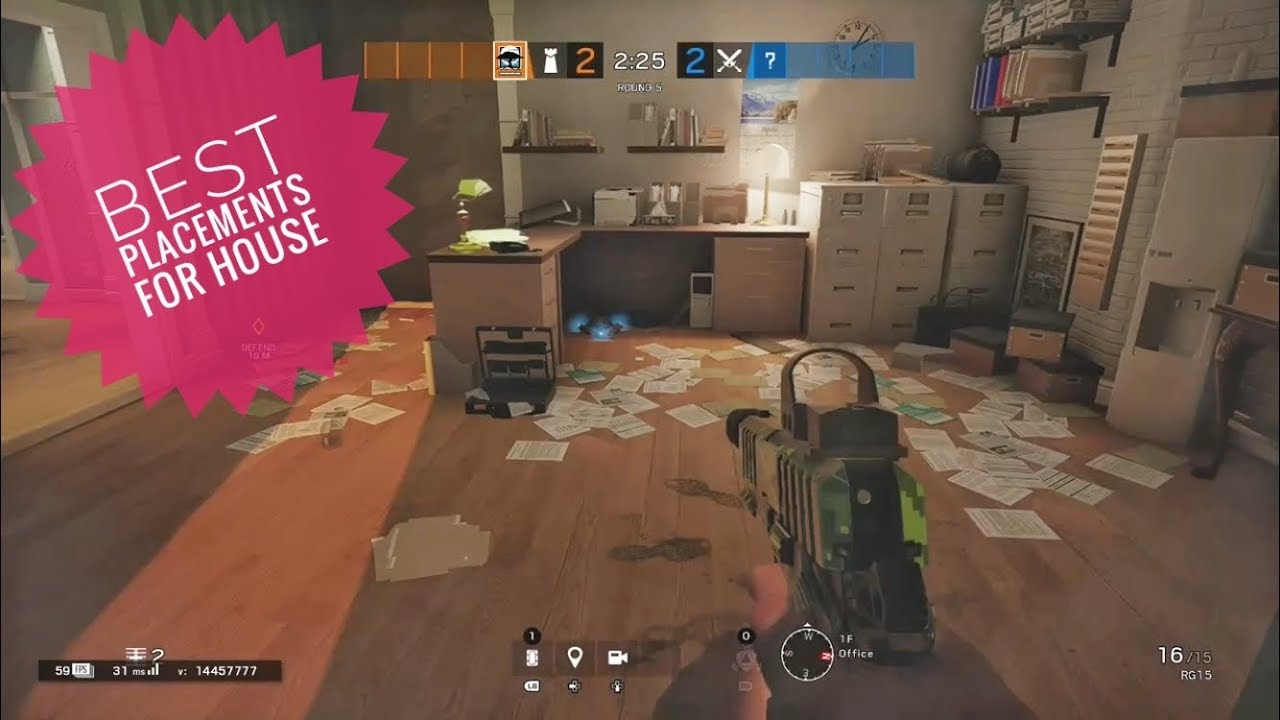 Best Melusi banshee placements at new house! (Rainbow six siege) - YouTube