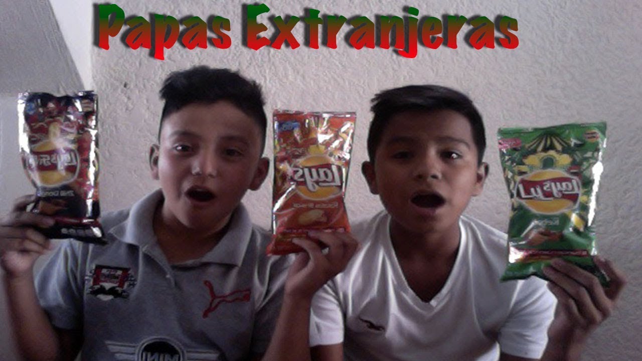 Probando papas extranjeras|GladiusOMG - YouTube