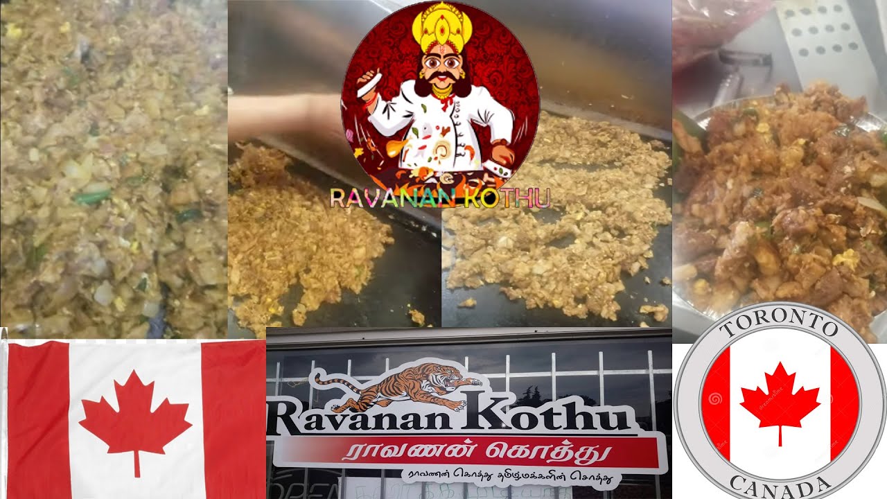 kothu roti, chicken/mutton-TORONTO - YouTube
