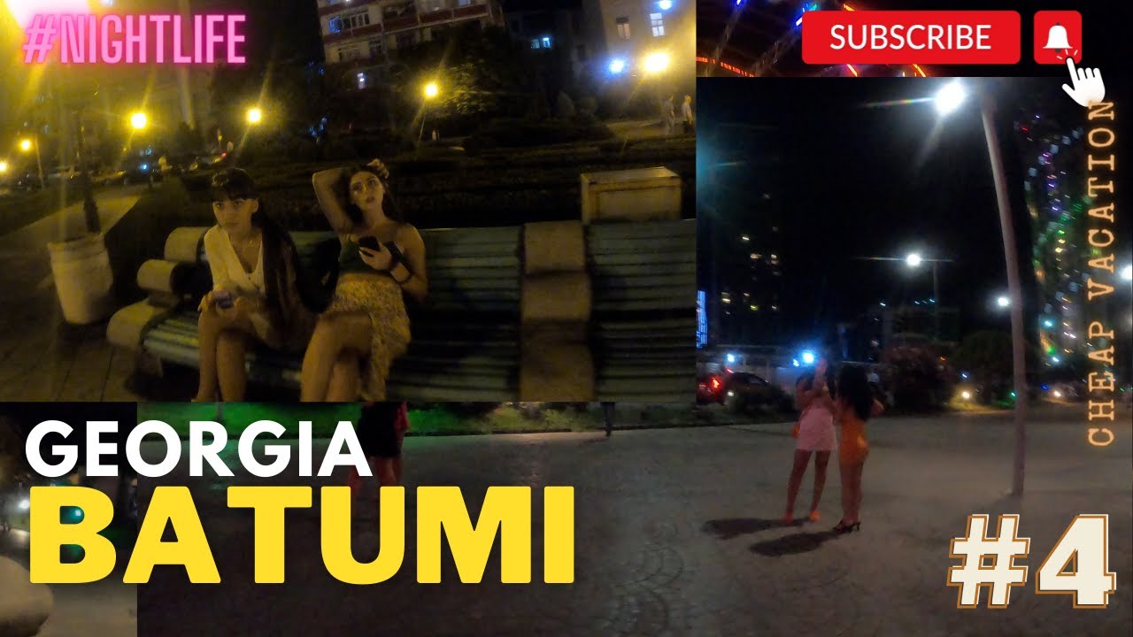Go To Batumi Night Life Walk Girls and Dance #travel #nightlife #vacation #tourist #trip - YouTube