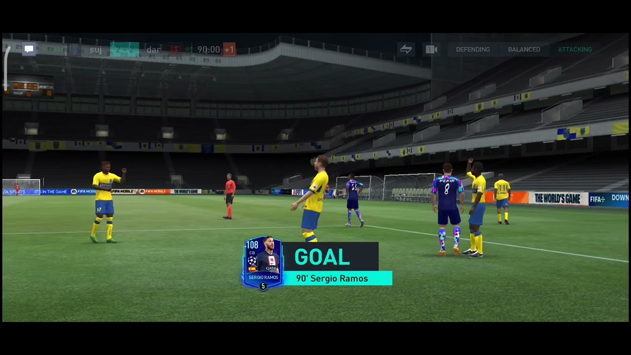 header goal in FIFA mobile - YouTube