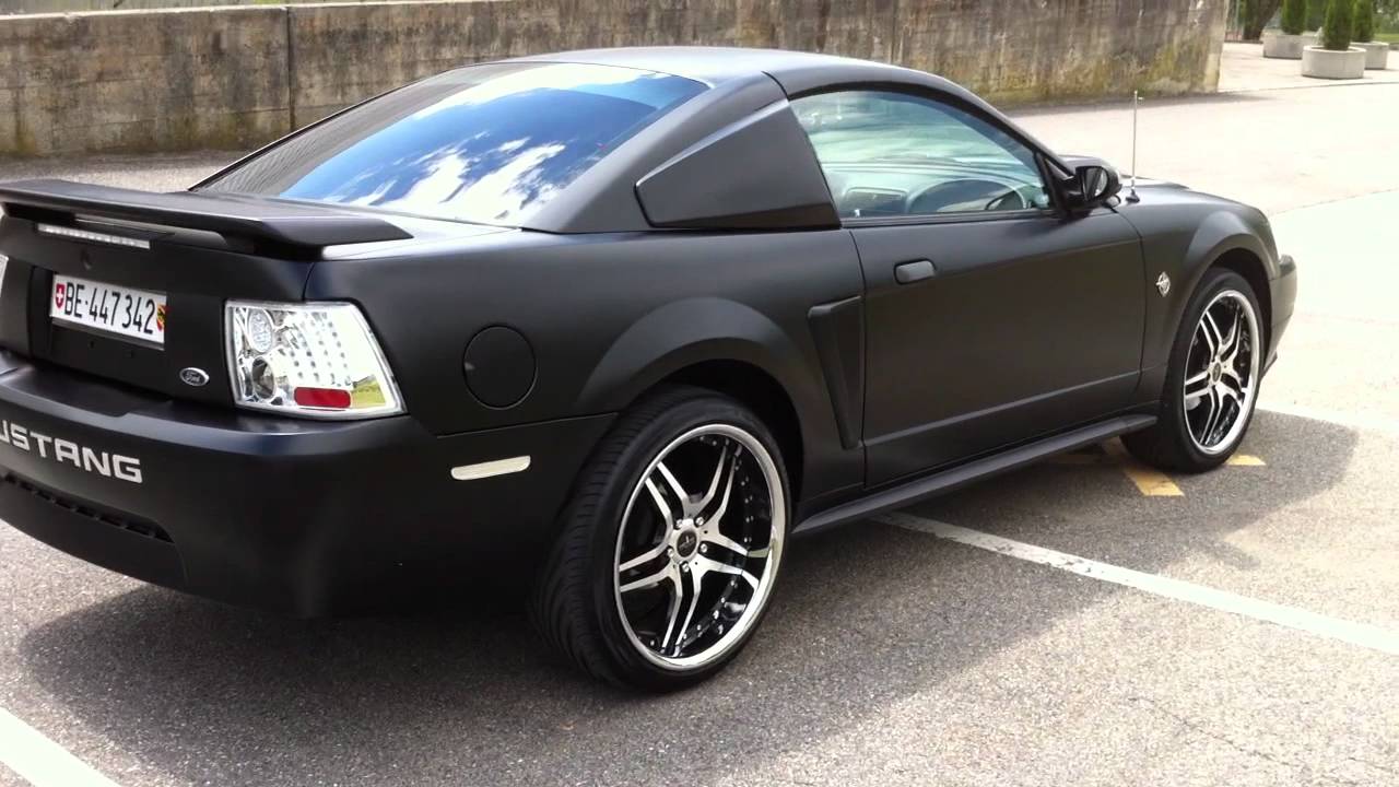 matte mustang - YouTube