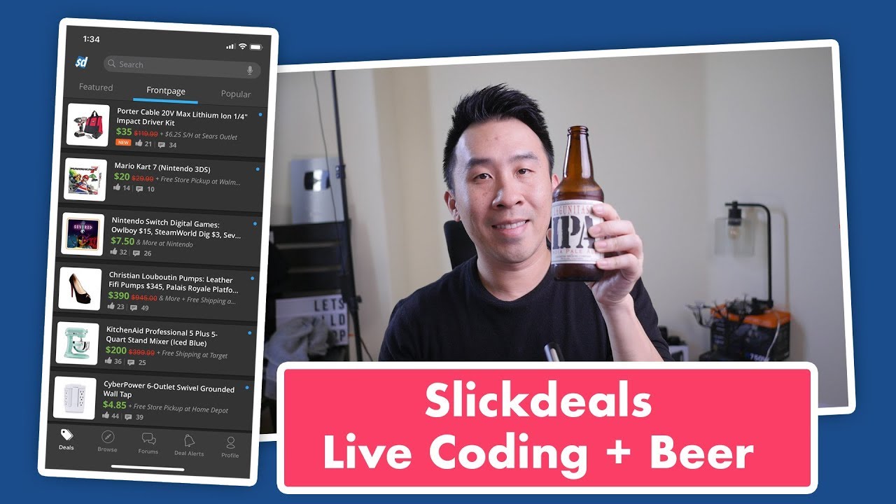 LBTATools: Slickdeals Live Coding + Beer! - YouTube