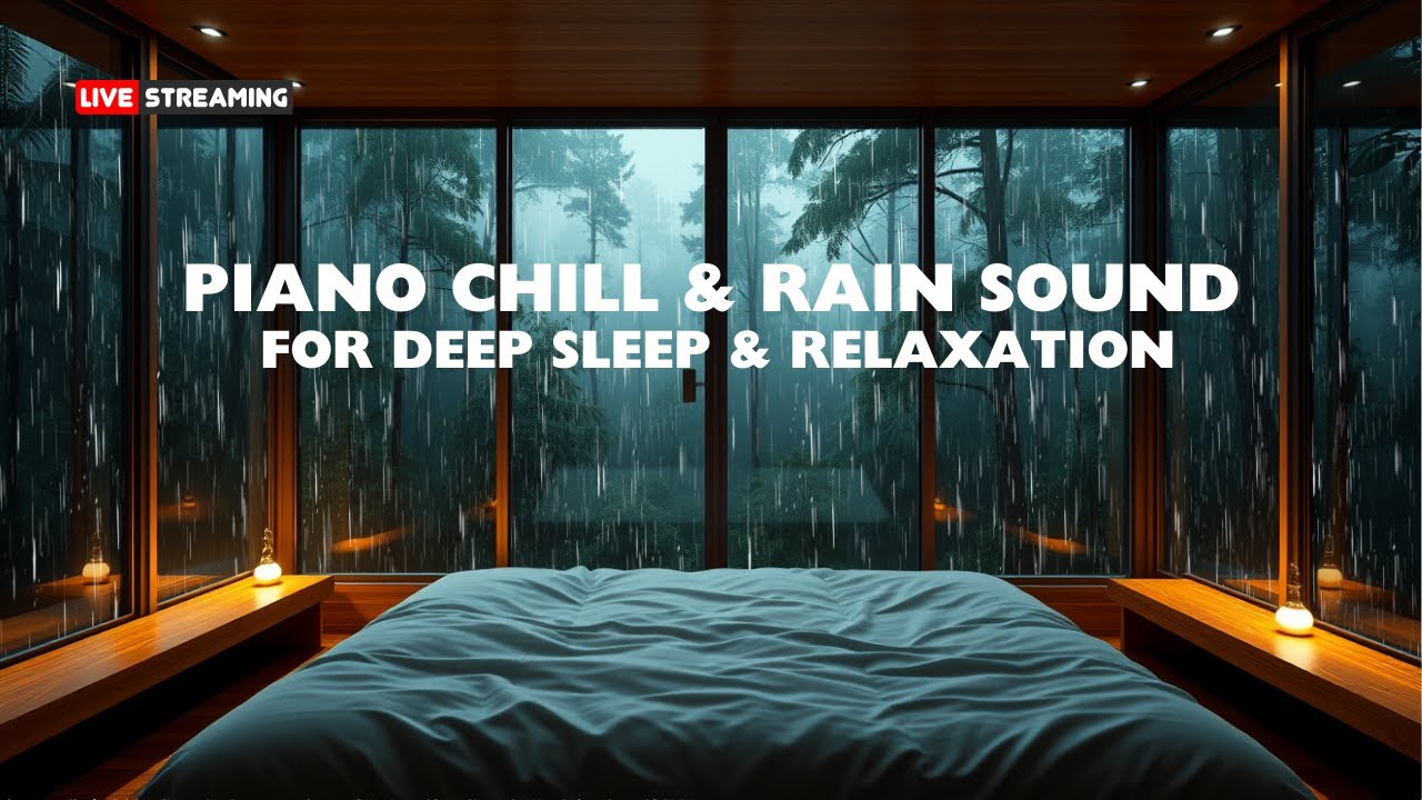 Unwind with Peaceful Rain, Chill Piano, and Forest Ambience for Sleep ...