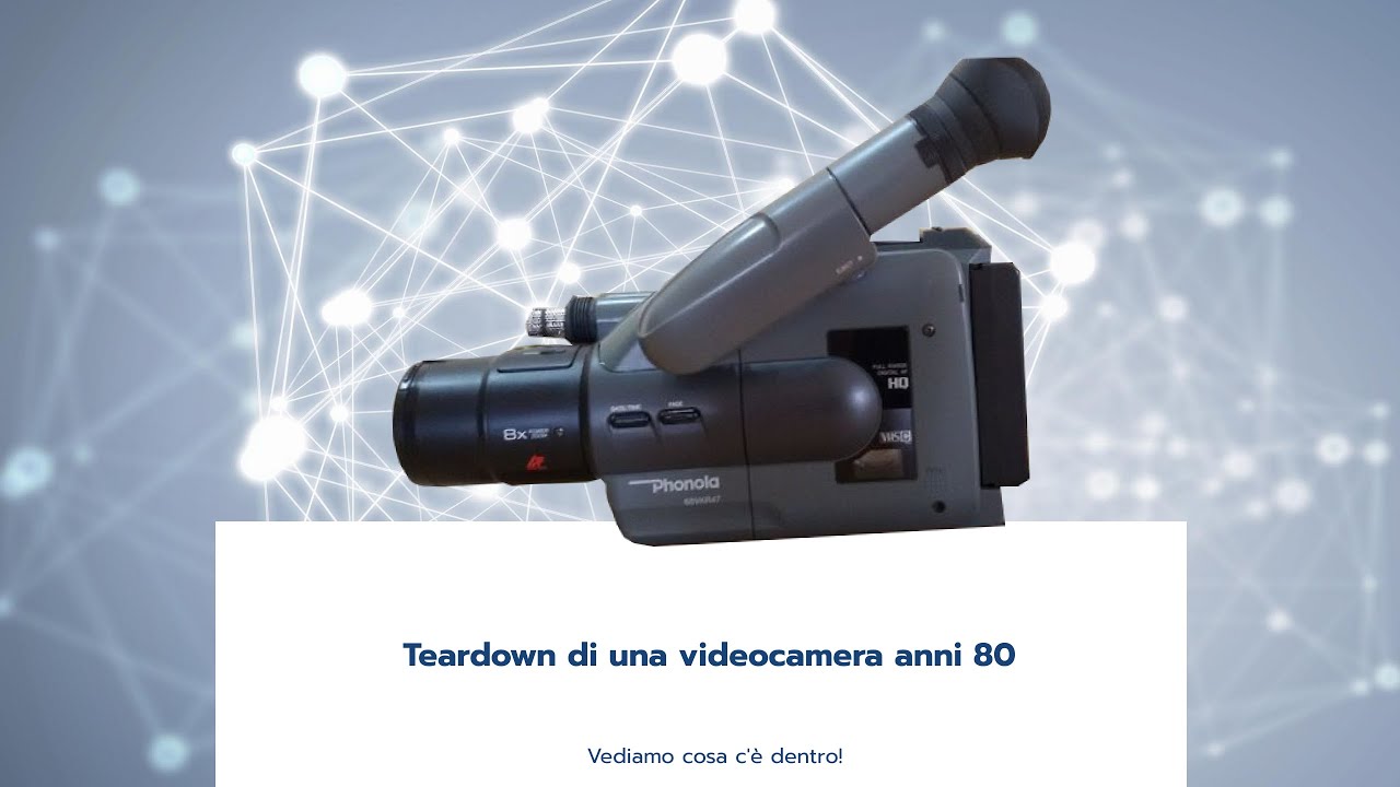 Teardown videocamera anni 80 - YouTube