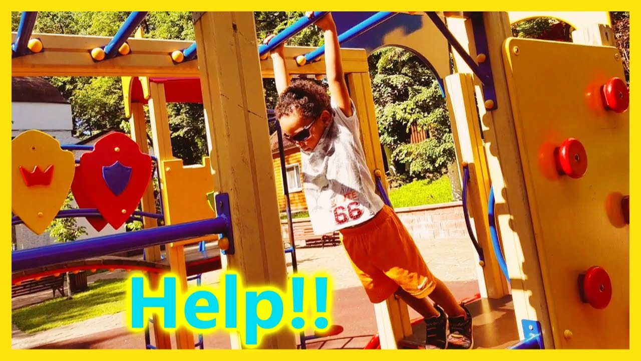 Family Fun Outdoor Playground Kids Having fun playtime - YouTube