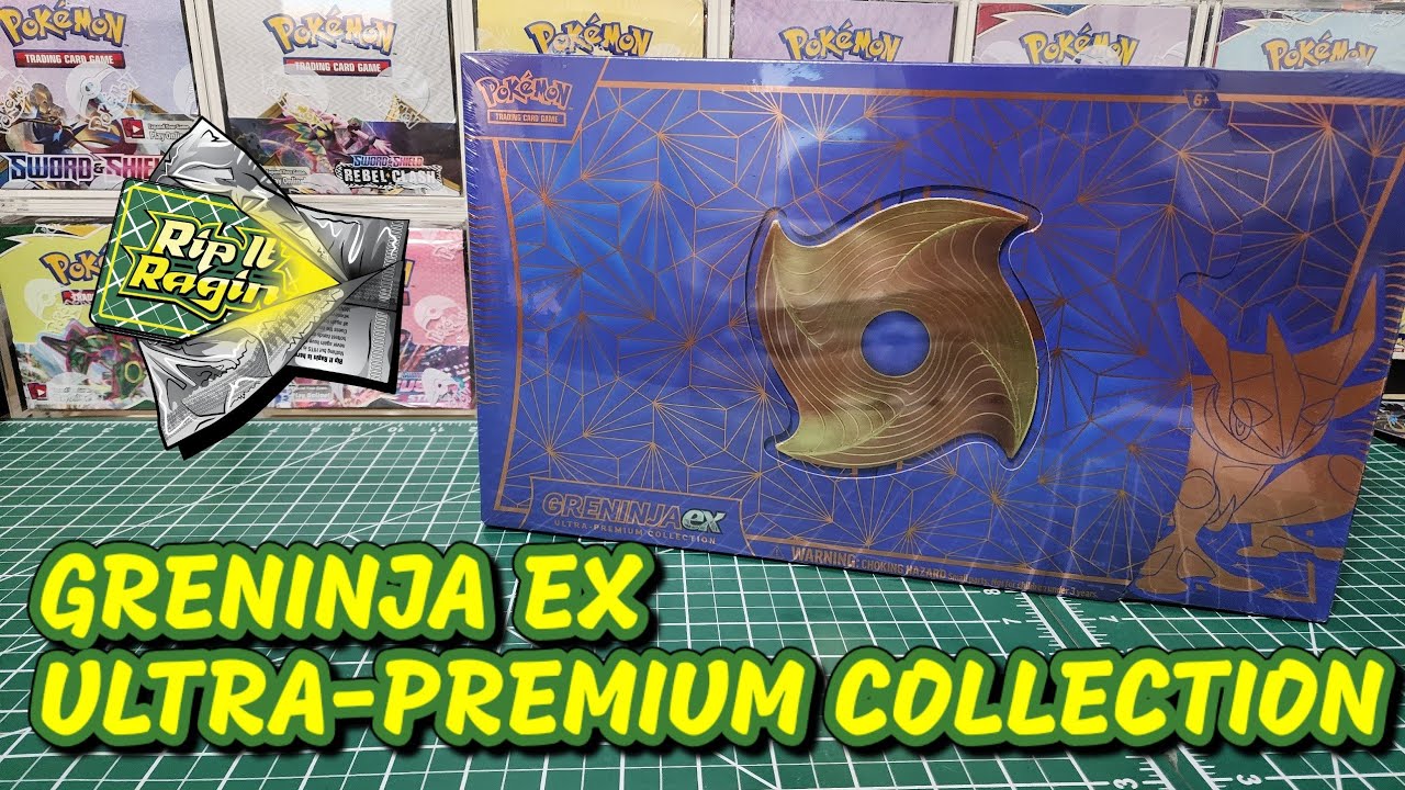 One Take: Pokemon Greninja ex Ultra-Premium Collection unboxing #asmr ...
