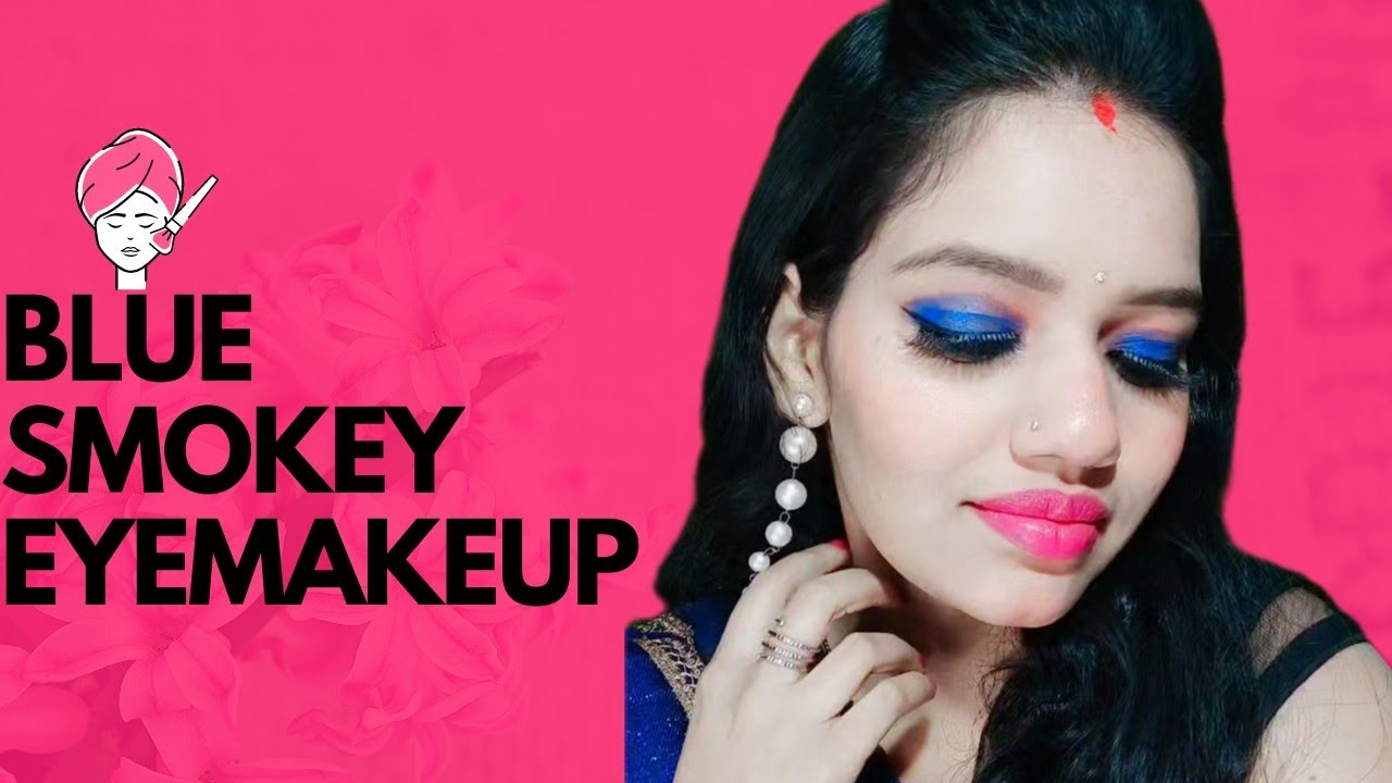 Blue Smokey Eye Makeup Party Glam Makeup Look Eye Makeup Makeup