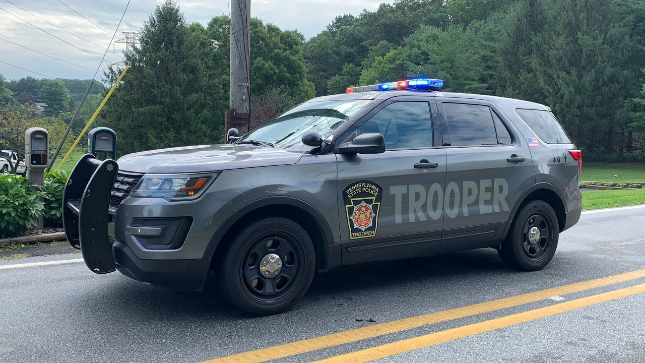 Pennsylvania State Police responding to various incidents - YouTube