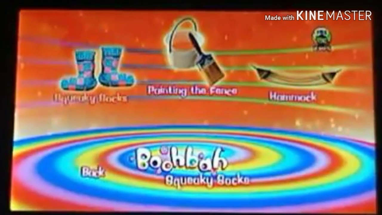 Boohbah Squeaky Socks DVD Menu Episode Selection Menu - YouTube