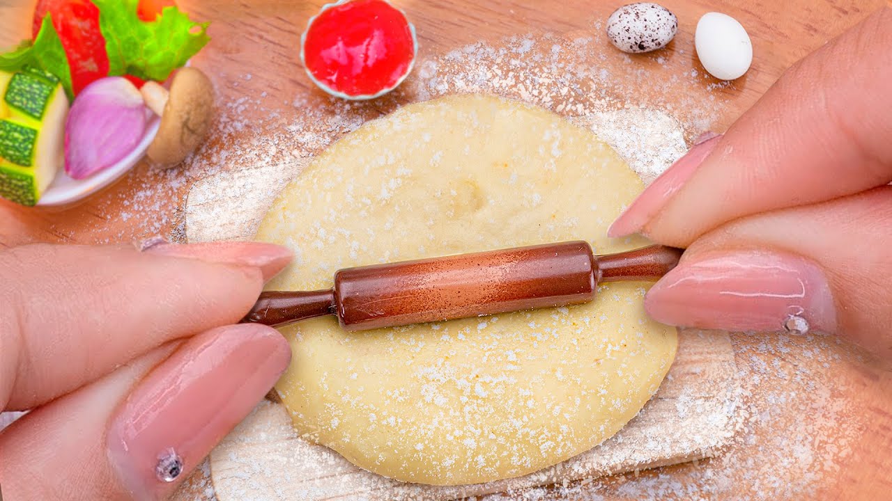 Easy Miniature Spicy Peanut Butter Noodles Recipe Tutorials - ASMR Cooking Video by Mini Yummy ...