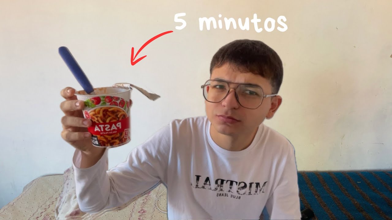 24HS COMIENDO COMIDA INSTANTÁNEA - YouTube