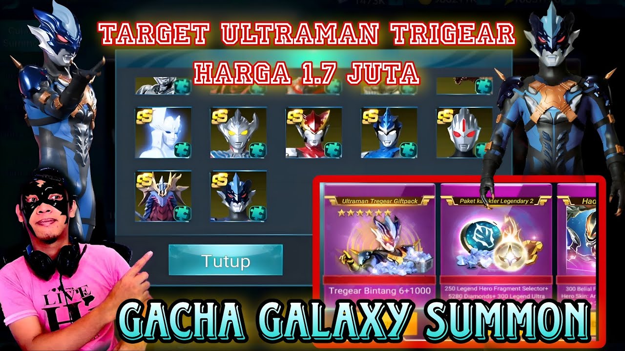 Gacha Galaxy Summon_Untuk Ultraman Tregear harga 1.7 juta_Ultraman Game ...