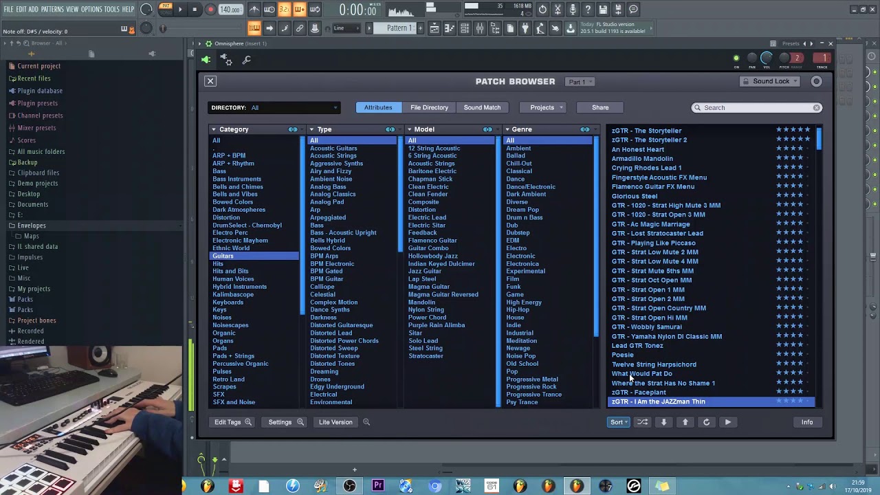 Night Improvisation with Omnisphere - Guitar Sounds Tour - YouTube