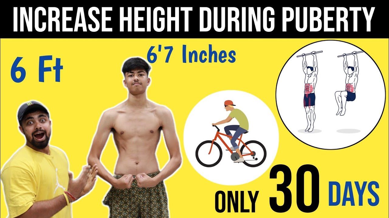 How To Increase Height During Puberty - Start This - YouTube
