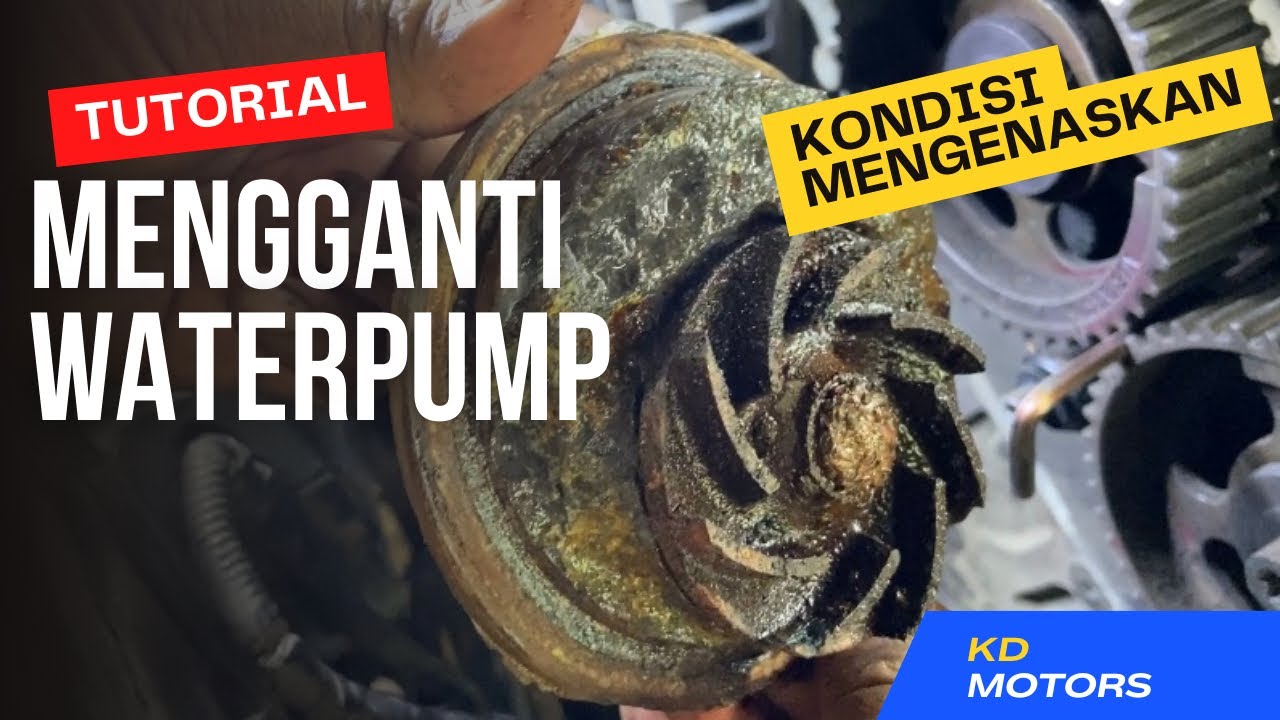 TUTORIAL / CARA mengganti waterpump chevrolet opel BLAZER DOHC | Tutorial - YouTube