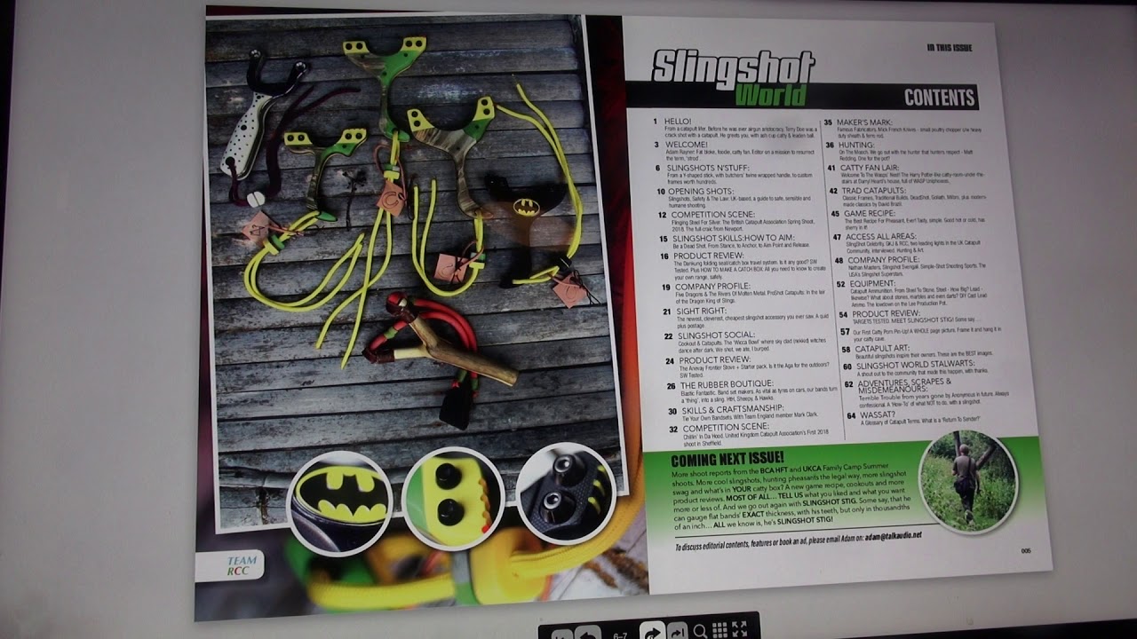 SlingShot World Audio Magazine #4 RCC & Contents p5 - YouTube