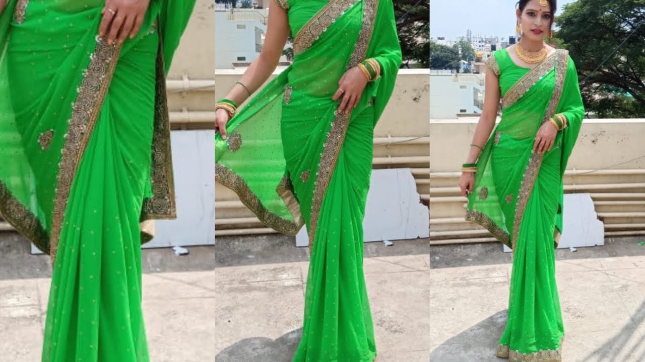 5 मिनट मैं साड़ी पहनने का सही तरीका-How To Wear Saree Perfectly ...