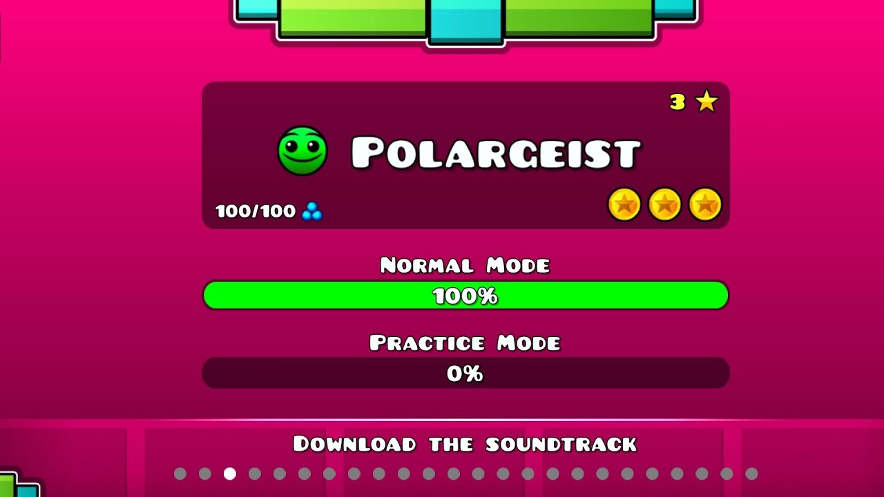 geometry dash POLARGEIST #geometrydash - YouTube