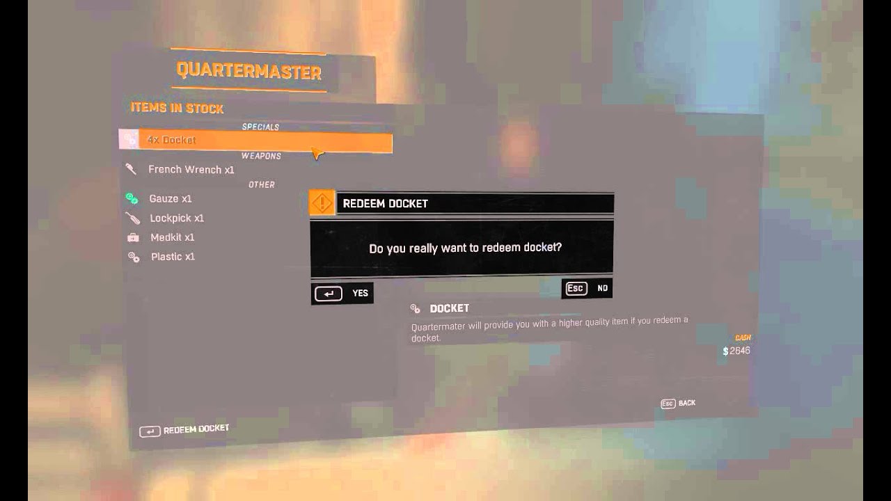 Dying Light} Using 6 Weapon Dockets. - YouTube