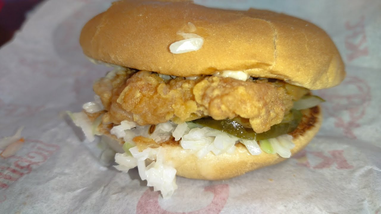 Pui burger de la KFC - YouTube
