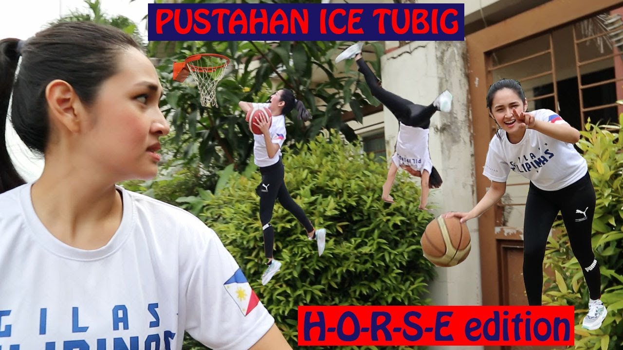 PUSTAHAN BASKETBALL, ICE TUBIG LANG MASAYA NA l APPLE DAVID - YouTube