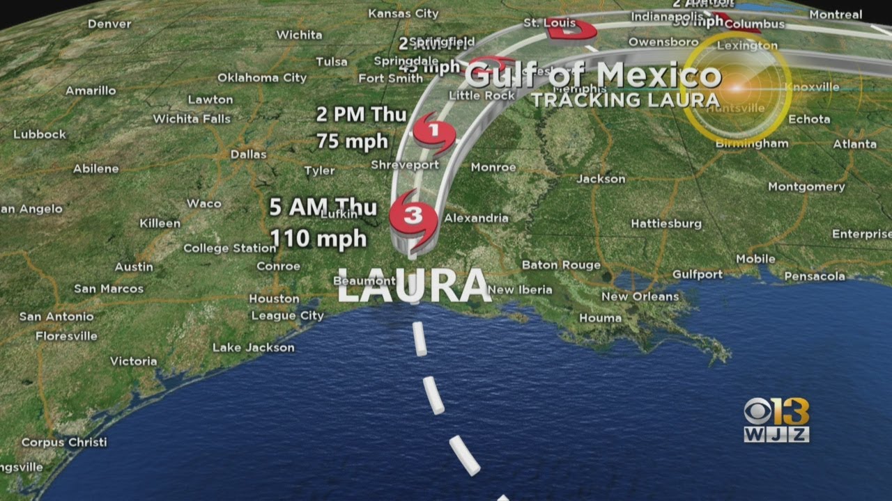 Tracking Laura: Hurricane Makes Landfall In Louisiana As Cat 4 Storm ...