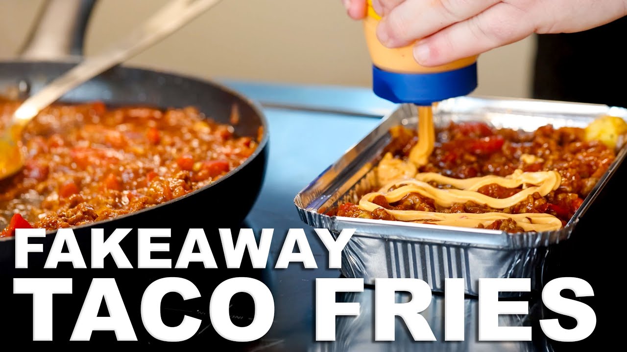 Fakeaway Taco Fries | It's Forkin' Delicious - YouTube