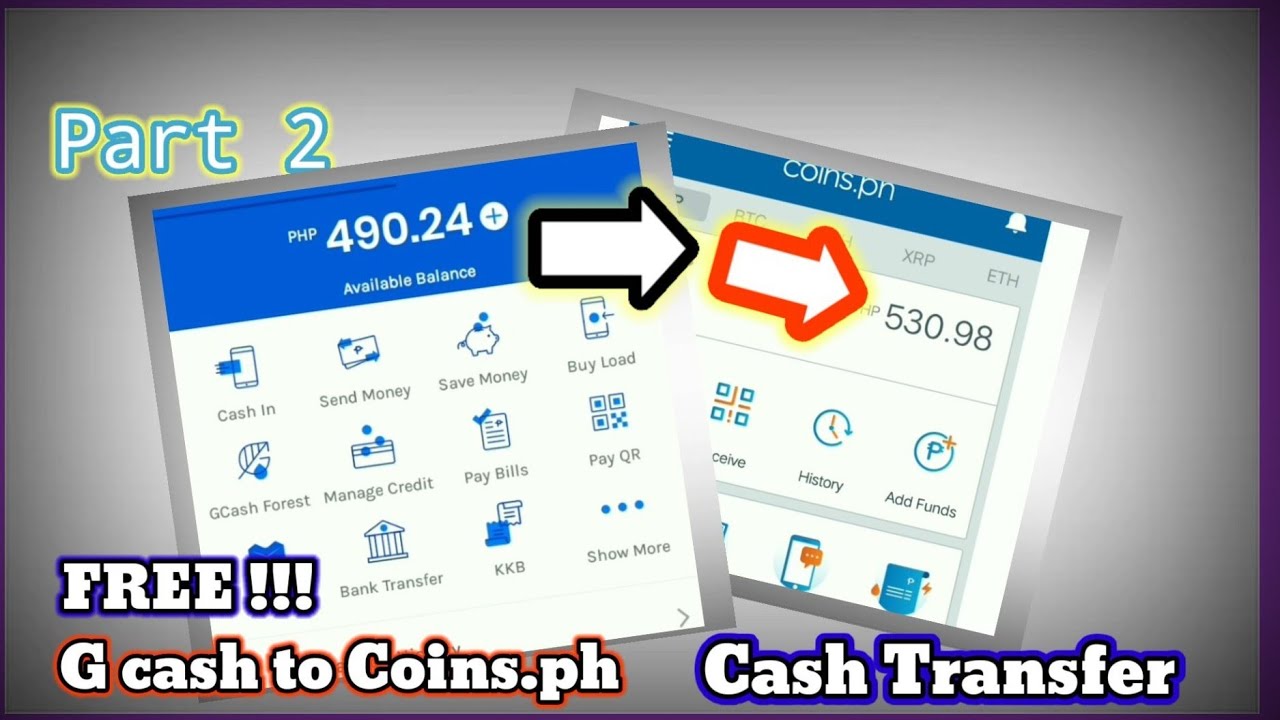 G Cash Funds to your Coins.ph Transfer for free | Pag transfer ng Cash ...