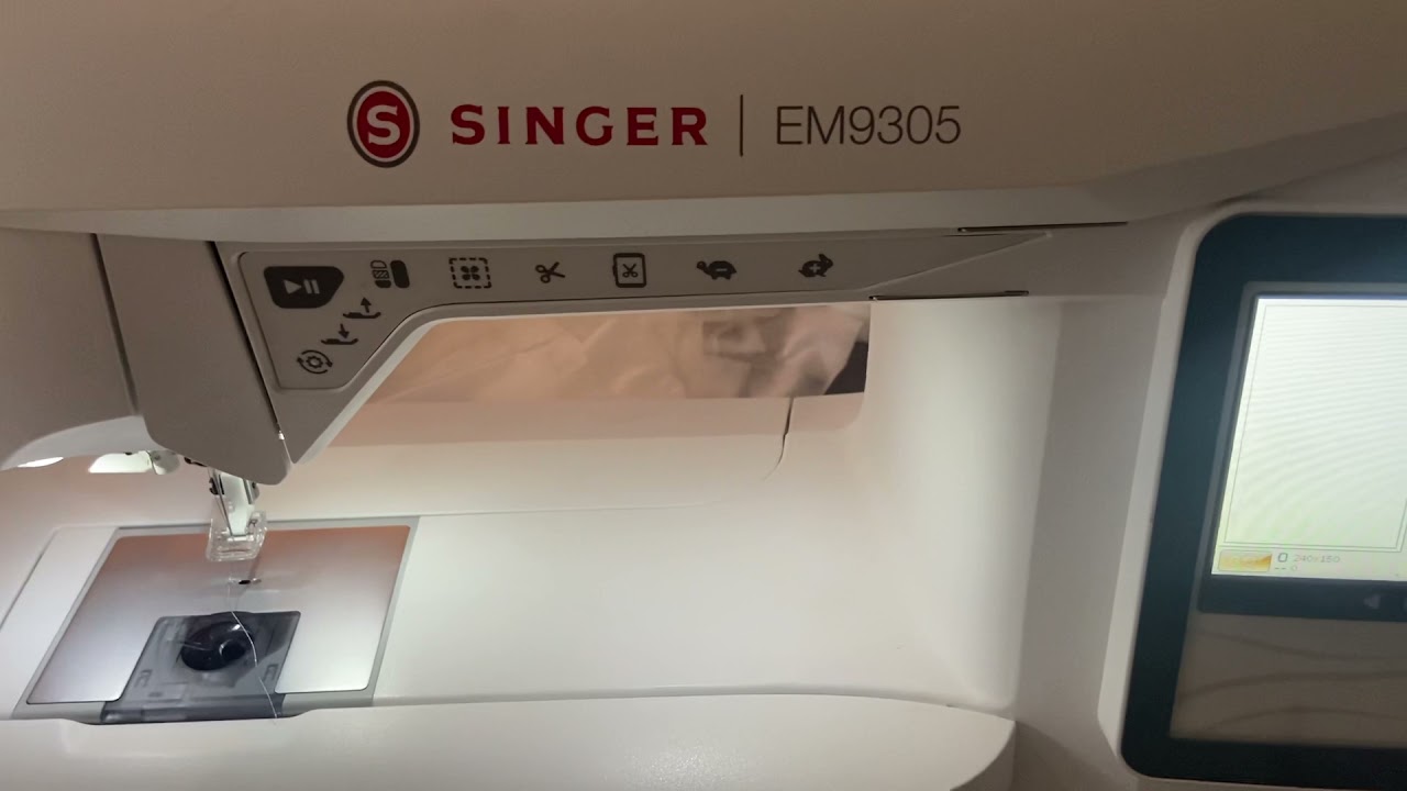Brodeuse singer EM9305 - YouTube
