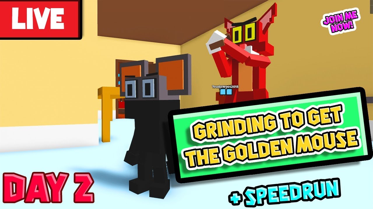 Day2️⃣ | Roblox Kitty Grinding To Buy The *Golden Mouse* + Speedrun ...
