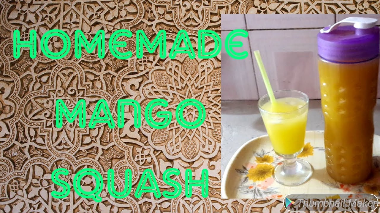 How to make mango squash at home/ Mango squash made by Asma's Corner ...