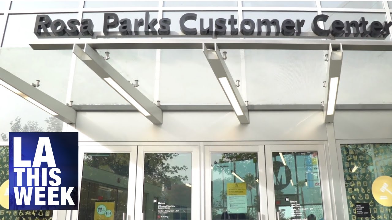 LA This Minute - Rosa Parks Station - YouTube
