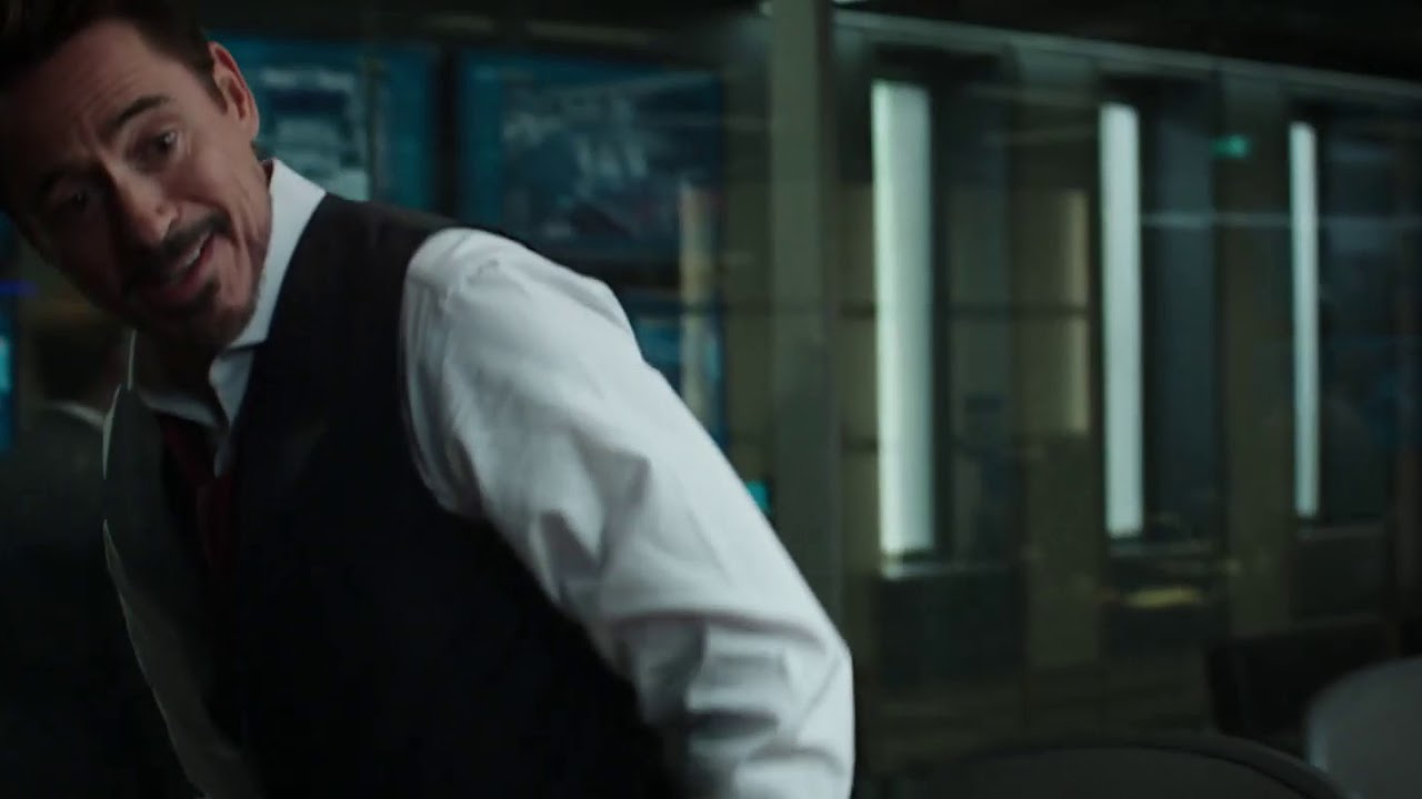 Captain America Civil War 2016 1080p #Tony stark talks with Steve ...