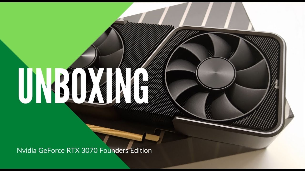 Con ustedes la Nvidia GeForce RTX 3070 Founders Edition - YouTube